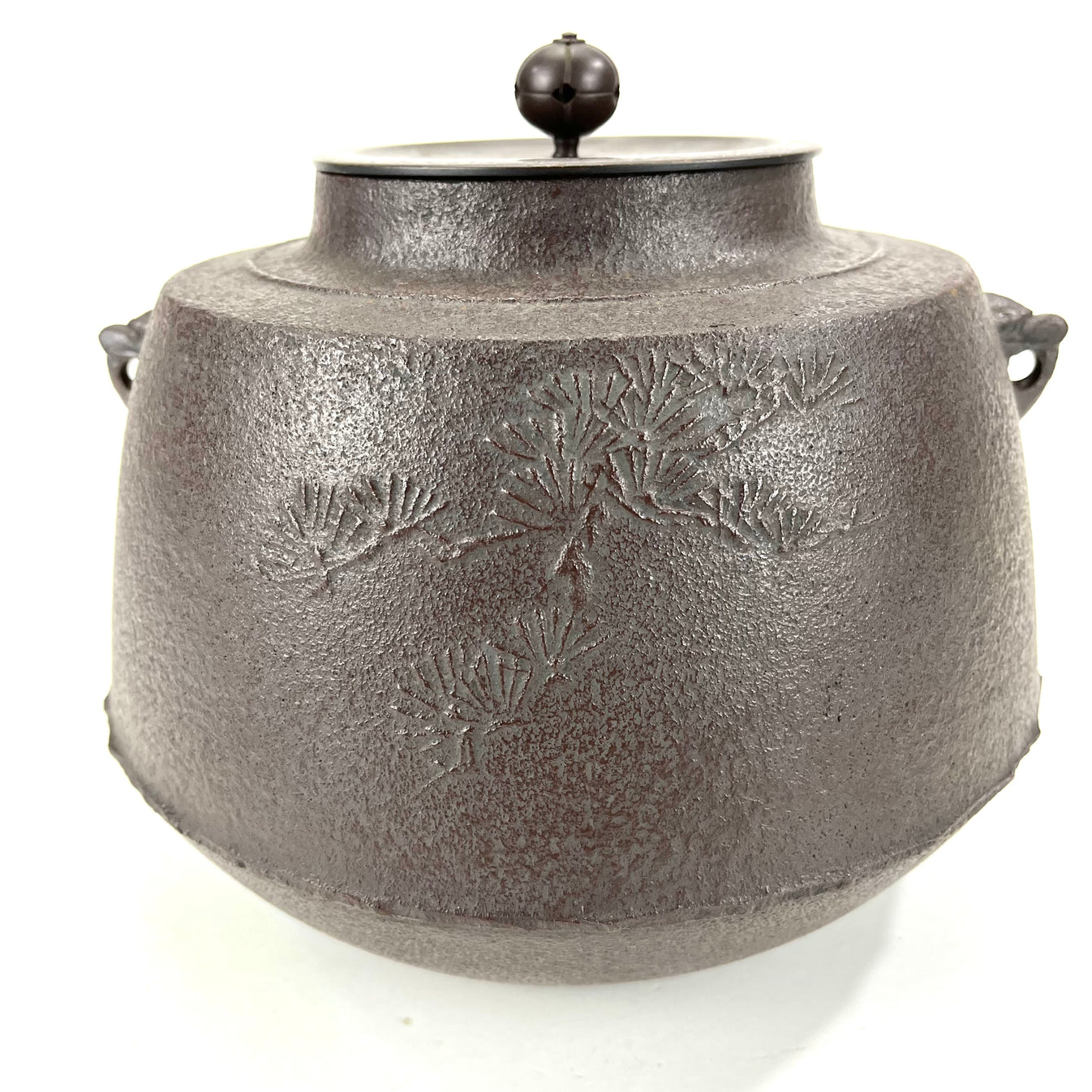 Antique Japanese c1930 Iron Kama Kettle Enamel Lined Fully Functional ...