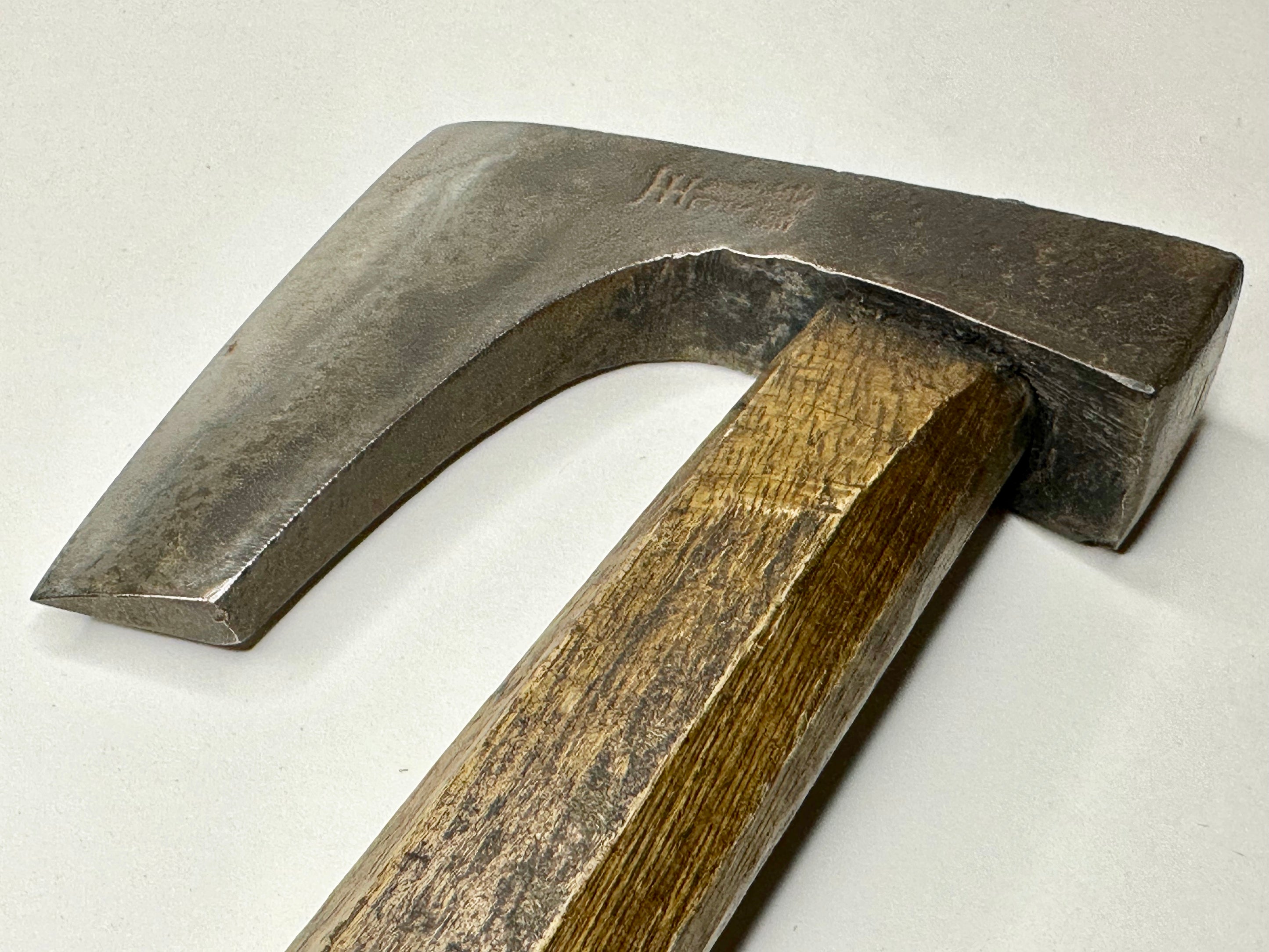 Japanese Vintage Signed Ax Hand Forged Laminated Samurai Steel Masakar ...