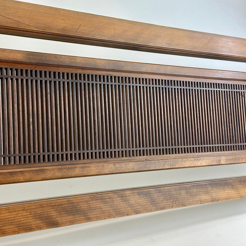 Vintage Japanese Ranma Transom Geometric Lattice Sugi Wood 69.5 ...