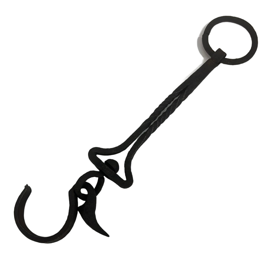 Antique Japanese 19th Century Iron Jizaikagi Kettle Hook – Shogun's Gallery