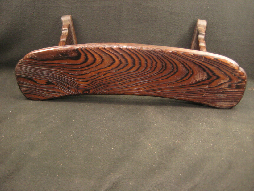 Antique Japanese Meiji 1800'S Sugi Wood Kyousoku Arm Rest For Floor Si ...