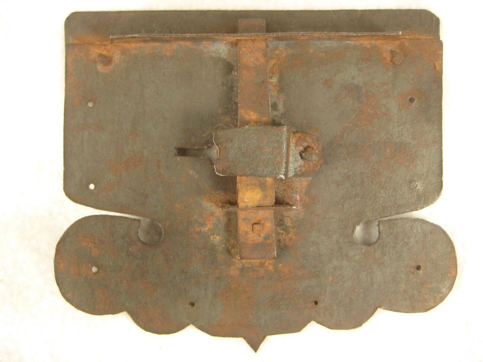 Antique Japanese Meiji Era (C. 1870) Forged Iron Tansu Lock With Key ...