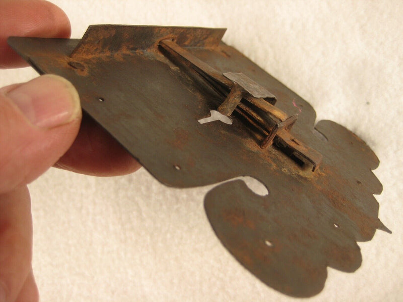 Antique Japanese Meiji Era (C. 1870) Forged Iron Tansu Lock With Key ...