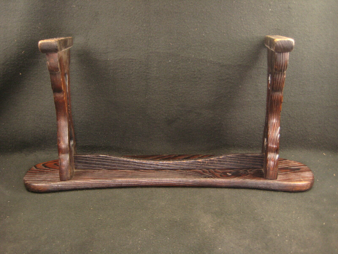 Antique Japanese Meiji 1800'S Sugi Wood Kyousoku Arm Rest For Floor Si ...